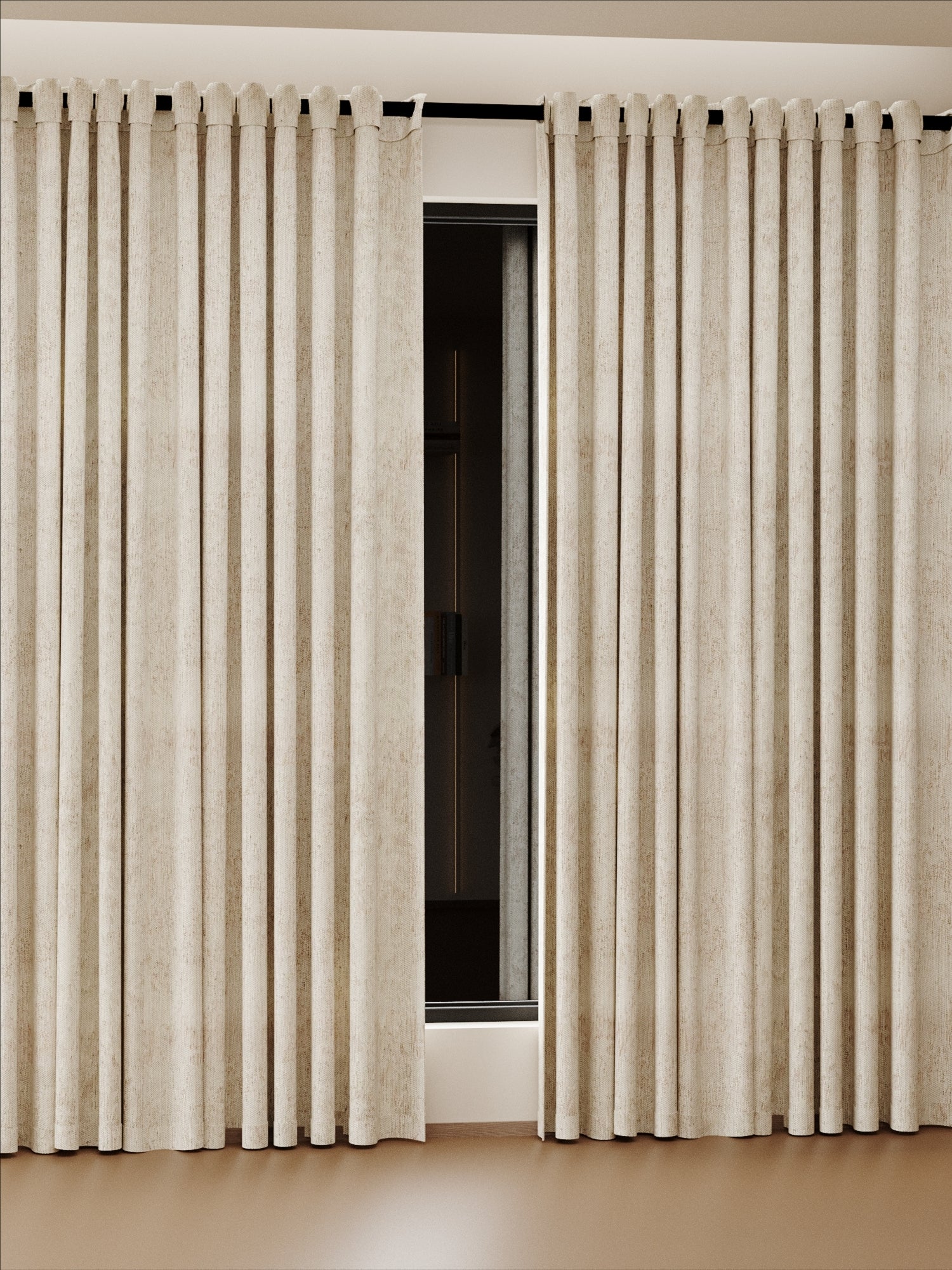 Shop Elegant Abstract Beige Drape | Custom-Made drape by ...